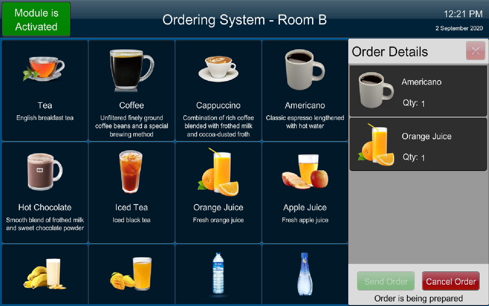 Ordering System - Ultimate Control